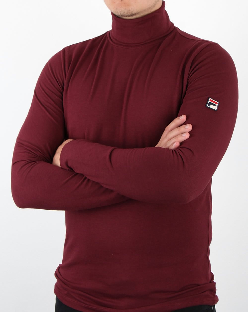 Fila Vintage 20th Roll Neck Rum Raisin – 80's Casual Classics