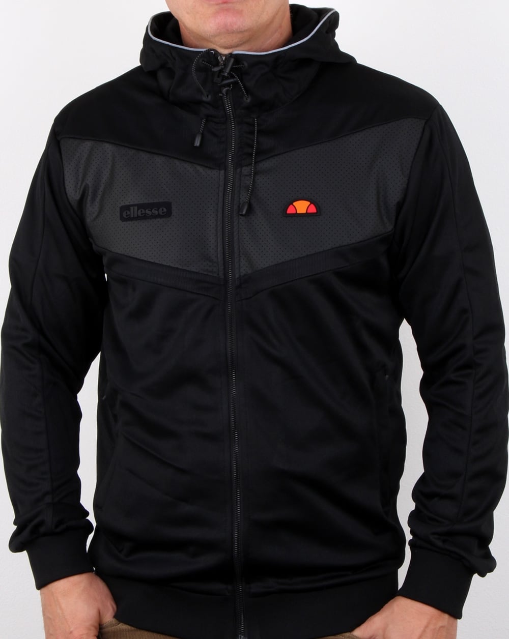 Ellesse Addio Reflective Hoody Black – 80's Casual Classics