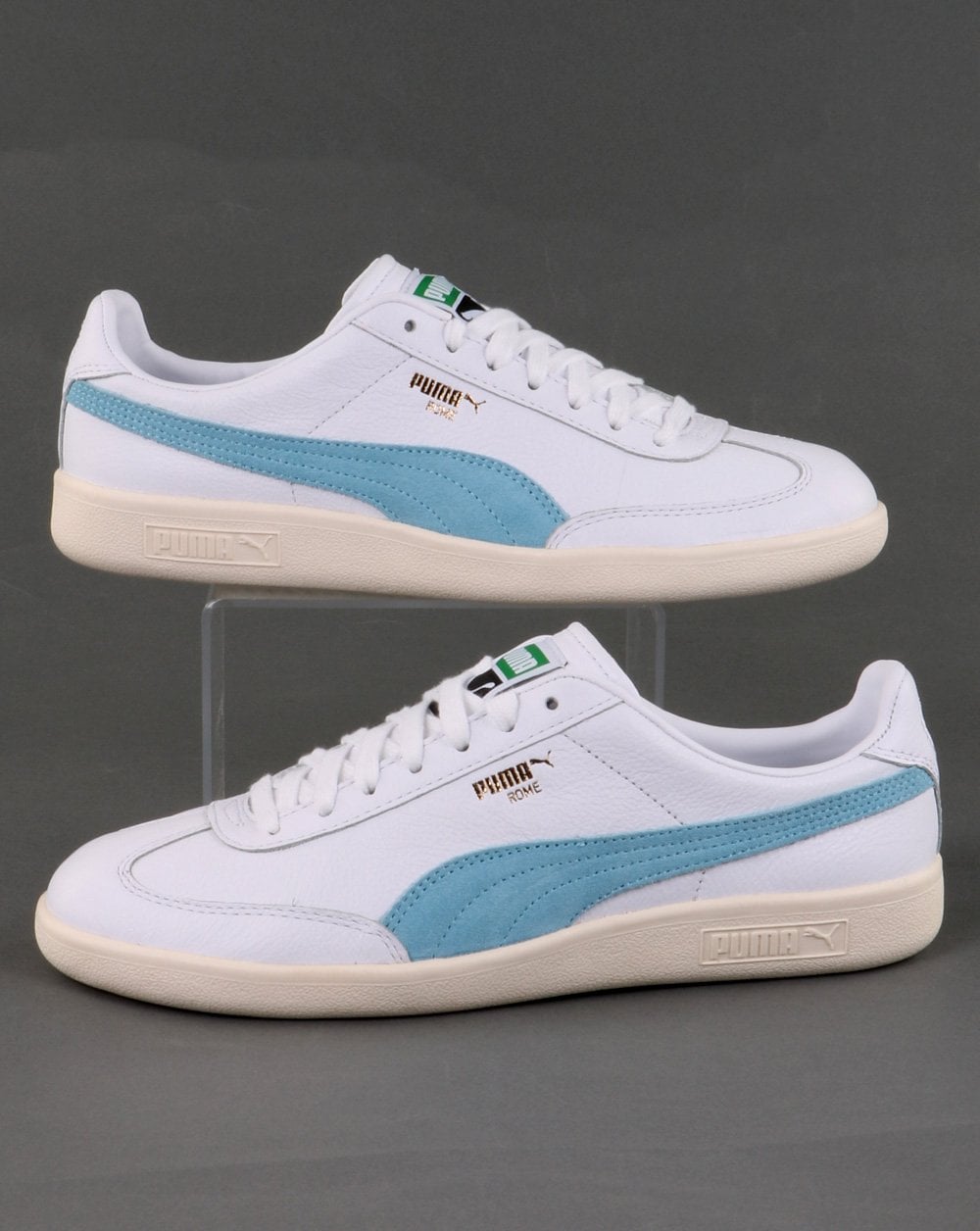 Puma Madrid "Rome" Trainer White/Blue – 80's Casual Classics