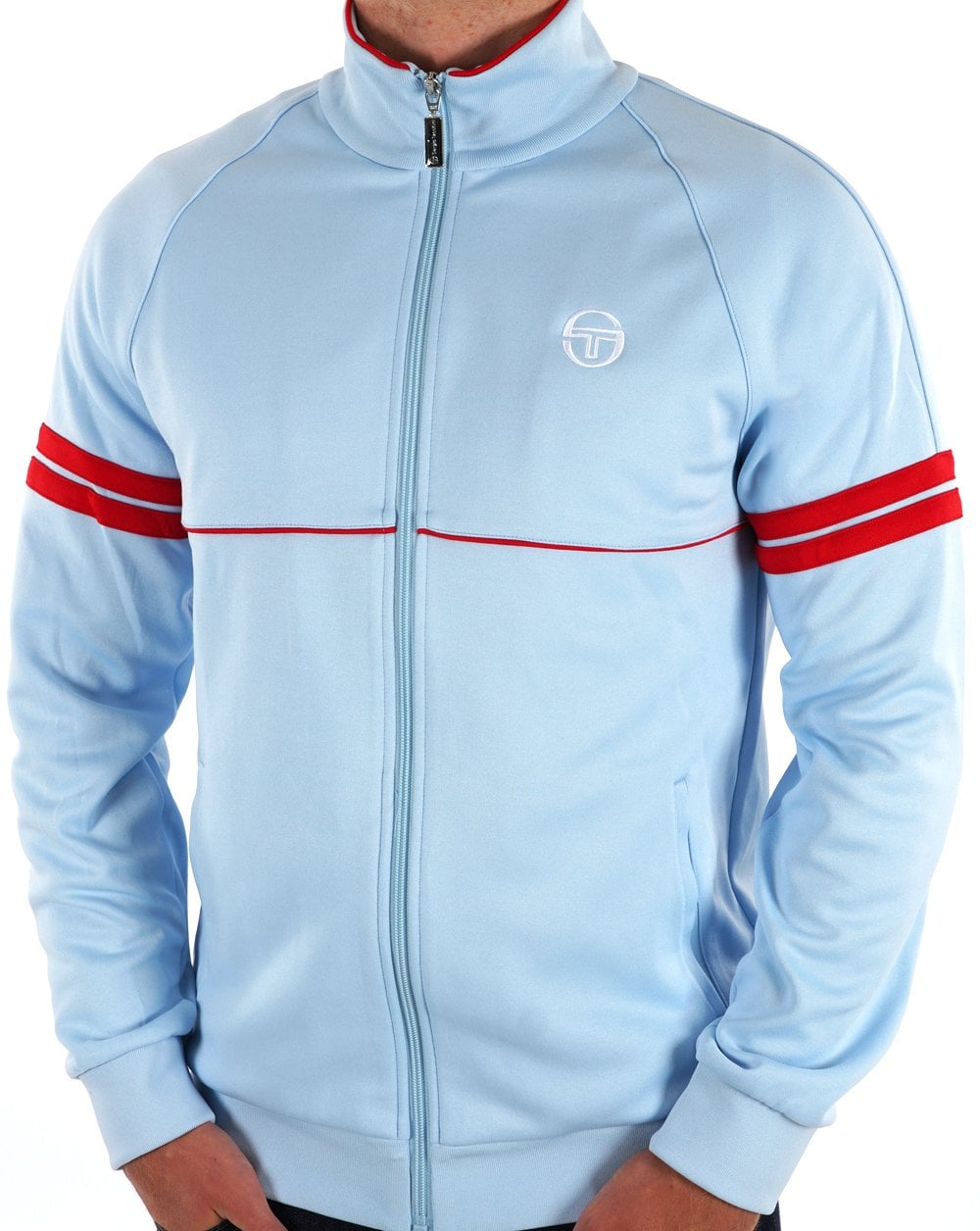 Sergio Tacchini Star Track Top Sky Red – 80's Casual Classics