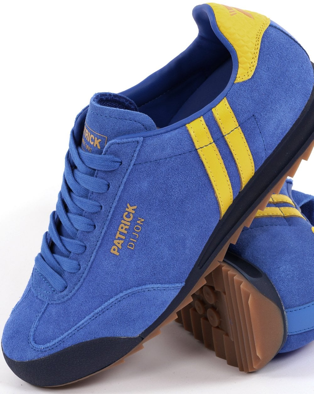 Patrick Dijon Trainers Royal Blue/Yellow - 80s Casual Classics – 80's ...